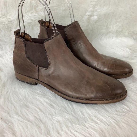 Sutro | Shoes | Sutro Handcrafted Sharon Brown Leather Chelsea Boots ...
